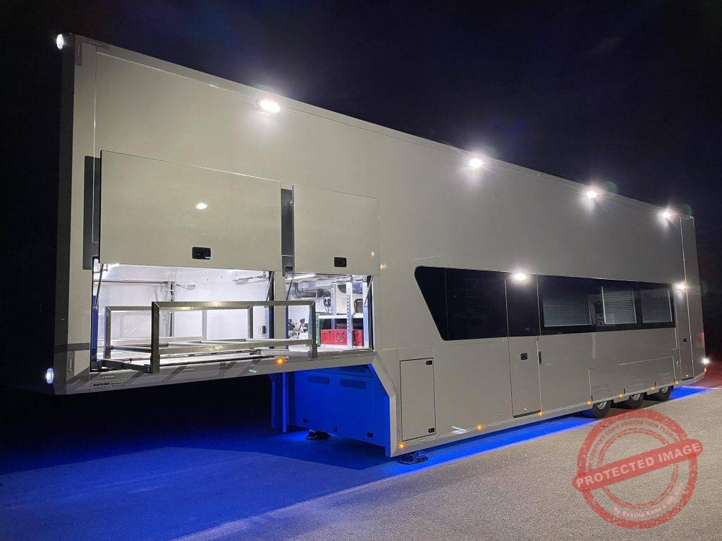 HMS Build Ref 500 4 car Transporter with luxury office - Hopkins ...